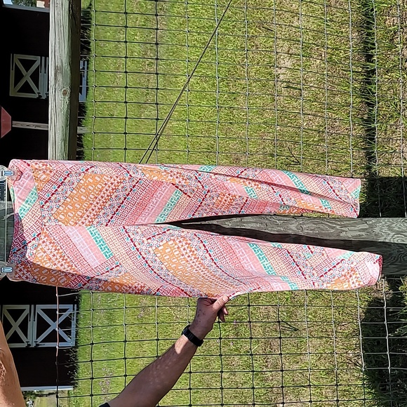 Cato | Pants & Jumpsuits | Cato M Wide Leg Pull On Palazzo Stretch Boho ...